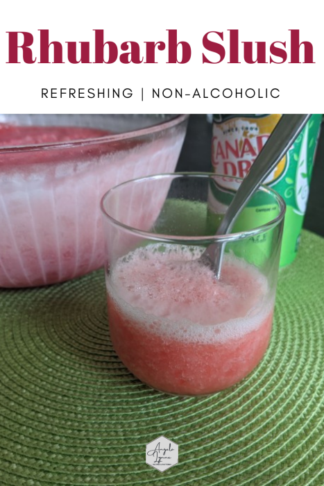 Rhubarb Slush – Made with fresh or frozen rhubarb – AngelaLynne